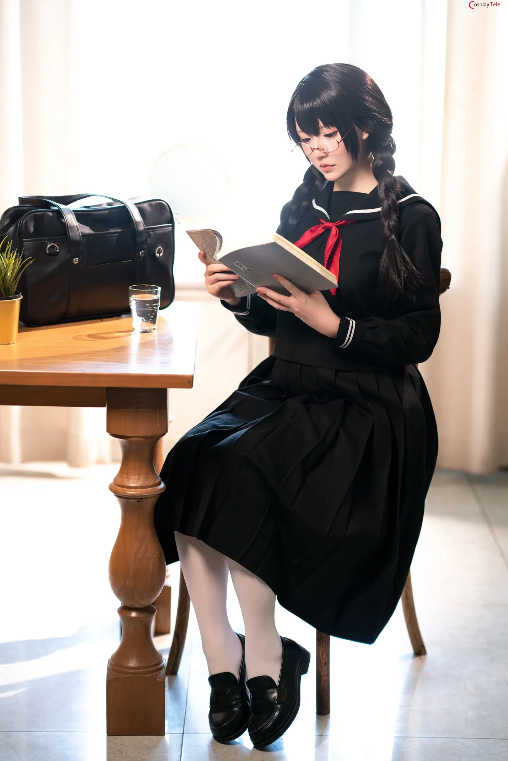 Hoshilily (星之迟迟) - Original Librarian "111 photos" - Cosplaytele