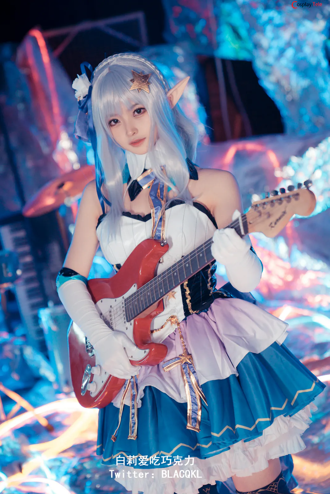 Blacqkl (白莉爱吃巧克力) cosplay Emilia - Re:Zero "62 photos" - Cosplaytele