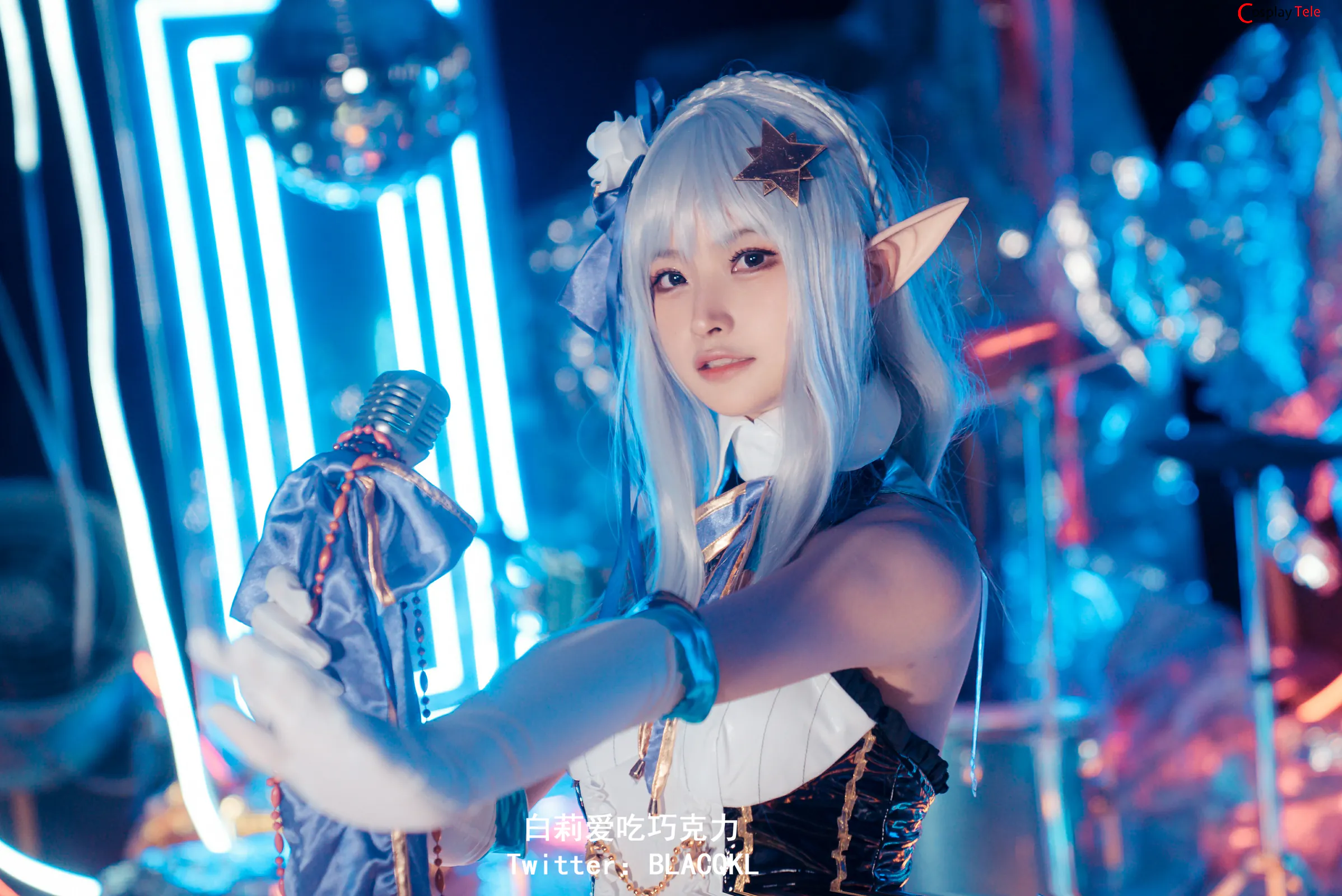 Blacqkl (白莉爱吃巧克力) cosplay Emilia - Re:Zero "62 photos" - Cosplaytele