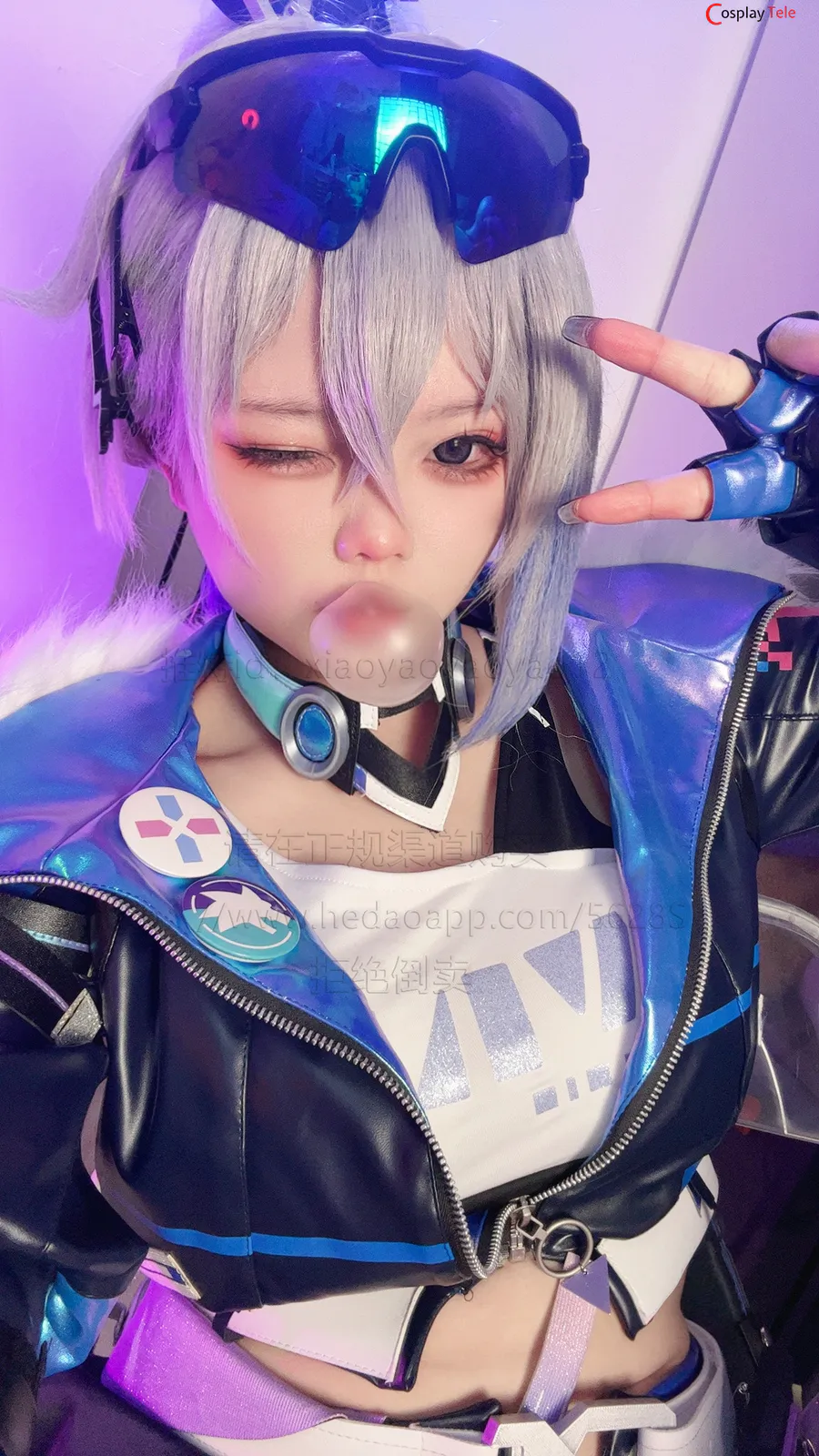 小瑶幺幺 (xiaoyaoyaoyao12) cosplay Silver Wolf - Honkai:Star Rail "64 ...