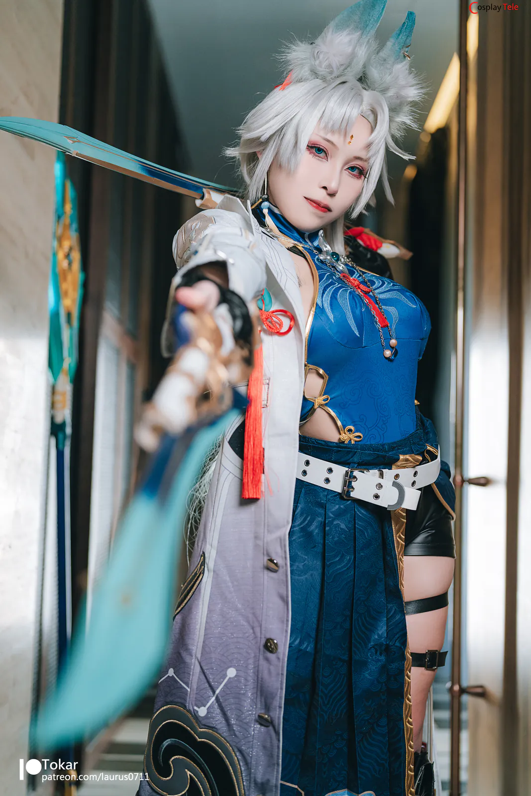 Tokar 浵卡 (laurus0711) cosplay Feixiao - Honkai:Star Rail "28 photos and ...